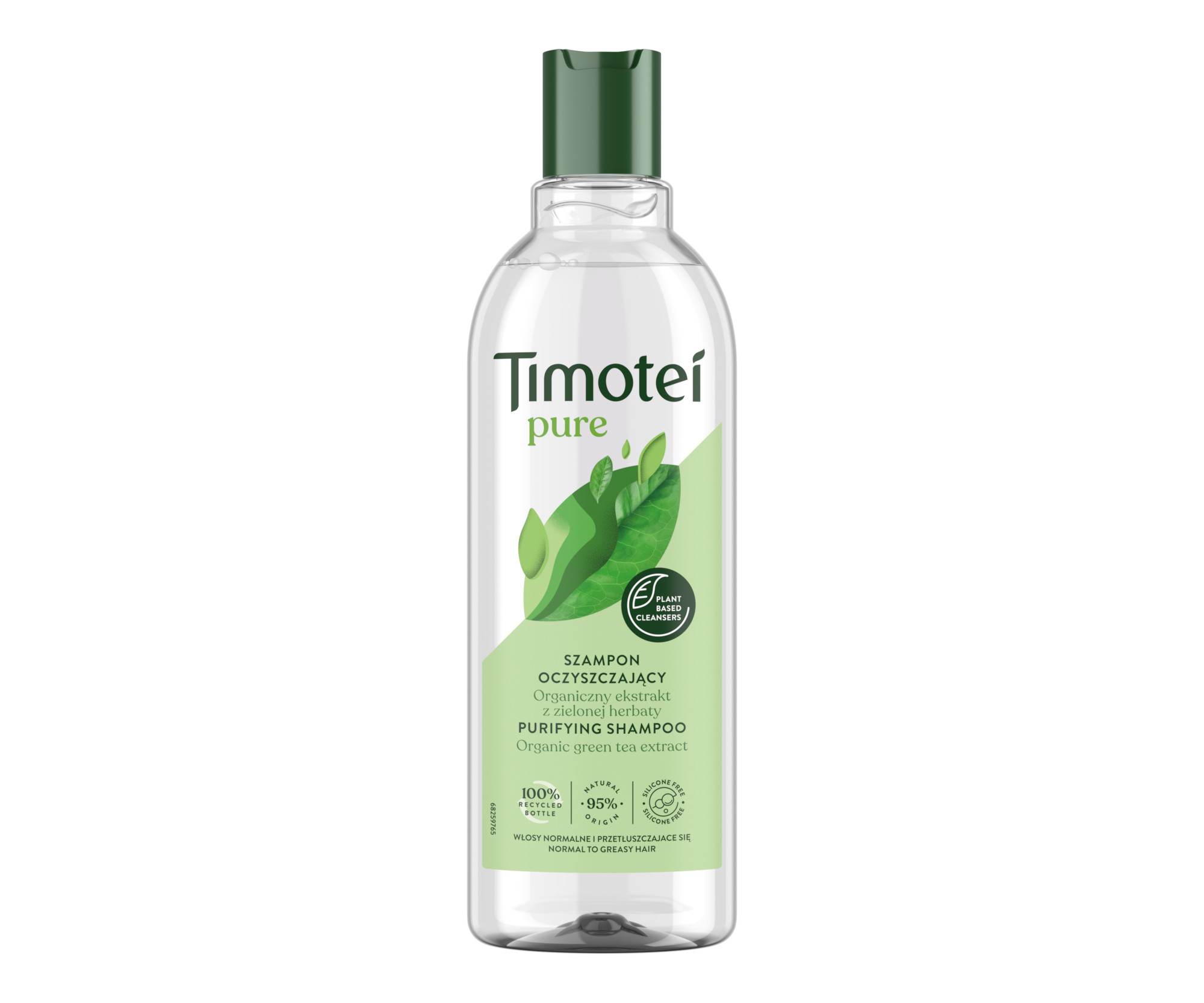 Čistící šampon pro normální a mastné vlasy Timotei Pure - 400 ml ...