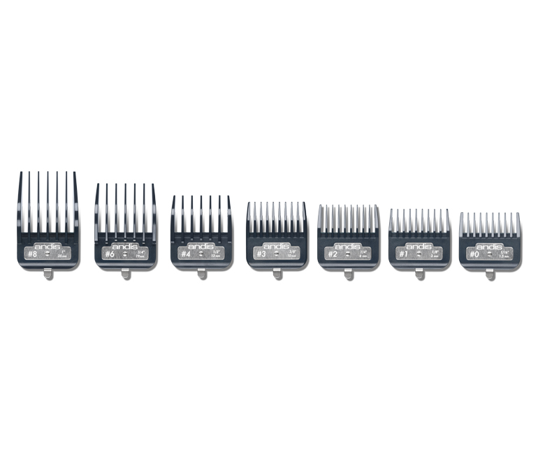 Sada náhradních nástavců Andis Master® Premium Metal Clip Comb Set - 7 ...