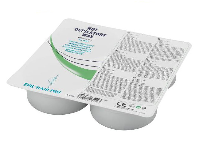 Depilační vosk pro všechny typy pleti s Aloe Vera Sibel Blocks - 4x125 ...