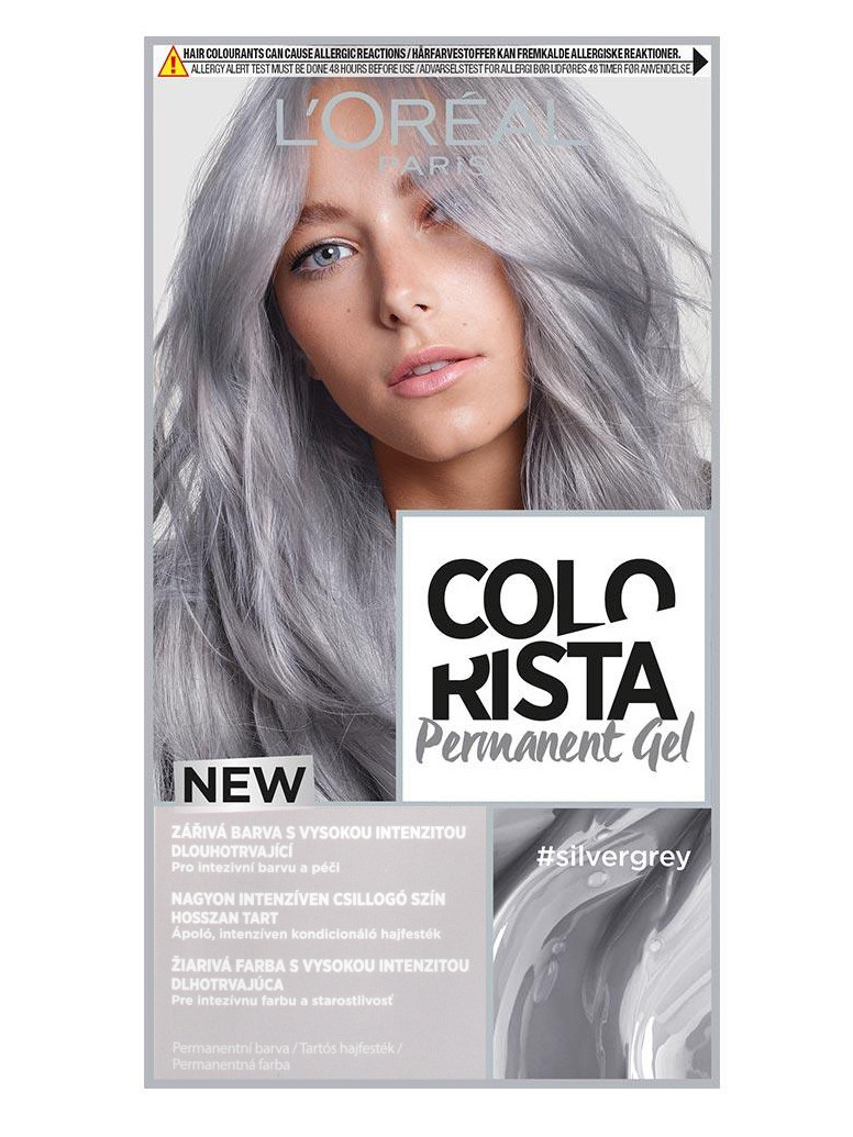 Permanentní barva na vlasy Loréal Colorista Permanent Gel Silver Grey ...