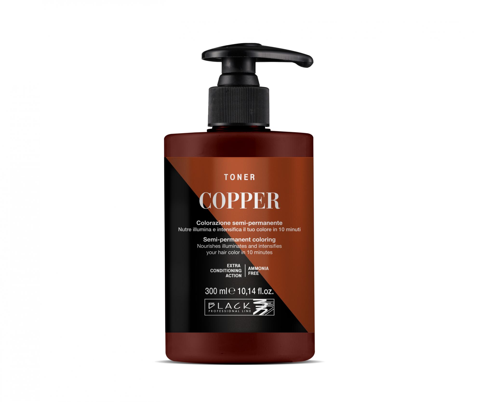 Barevný toner na vlasy Black Professional Crazy Toner - Copper (měděný ...
