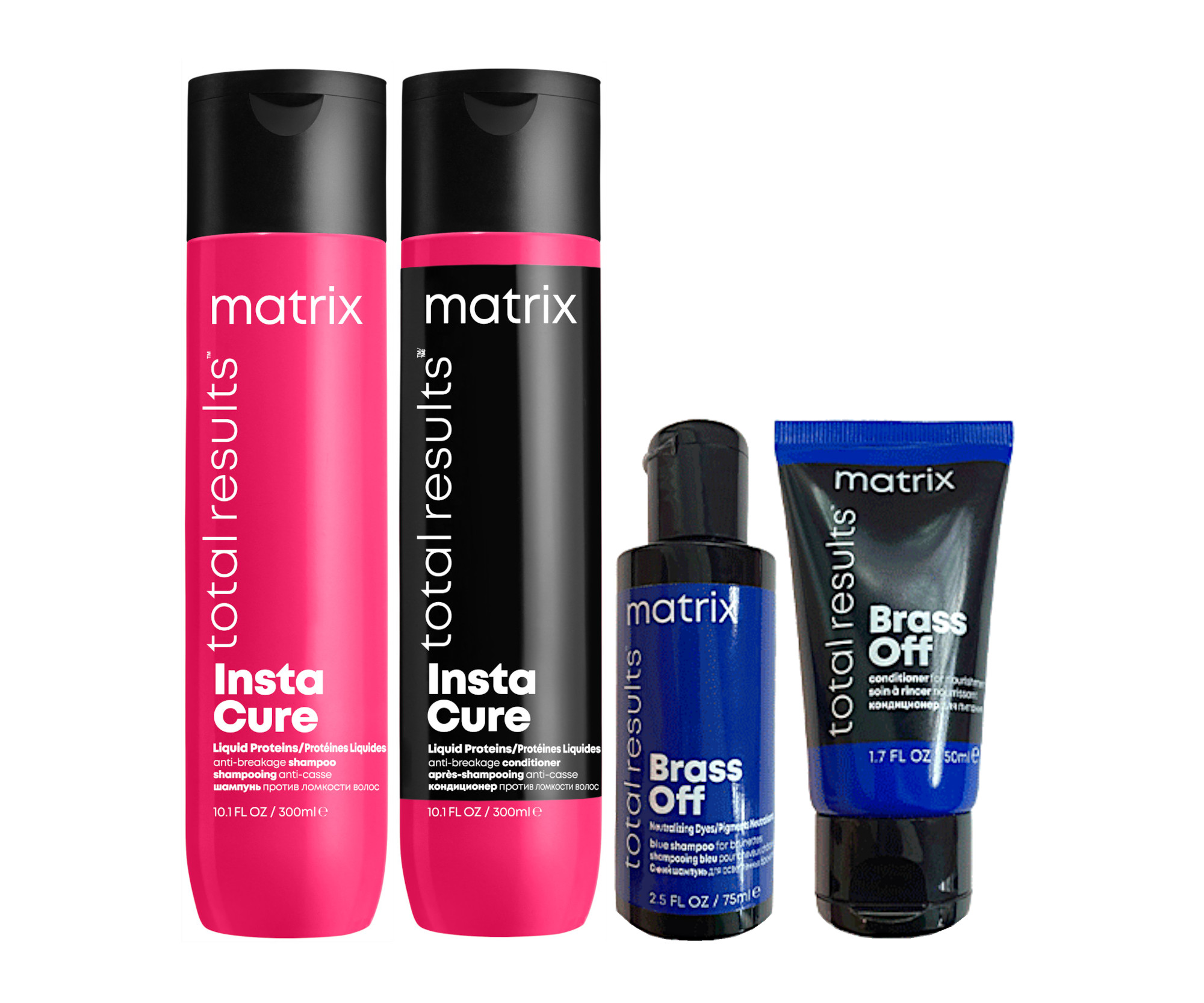 Sada s proteiny proti lámání vlasů Matrix Instacure + cestovní balení ...