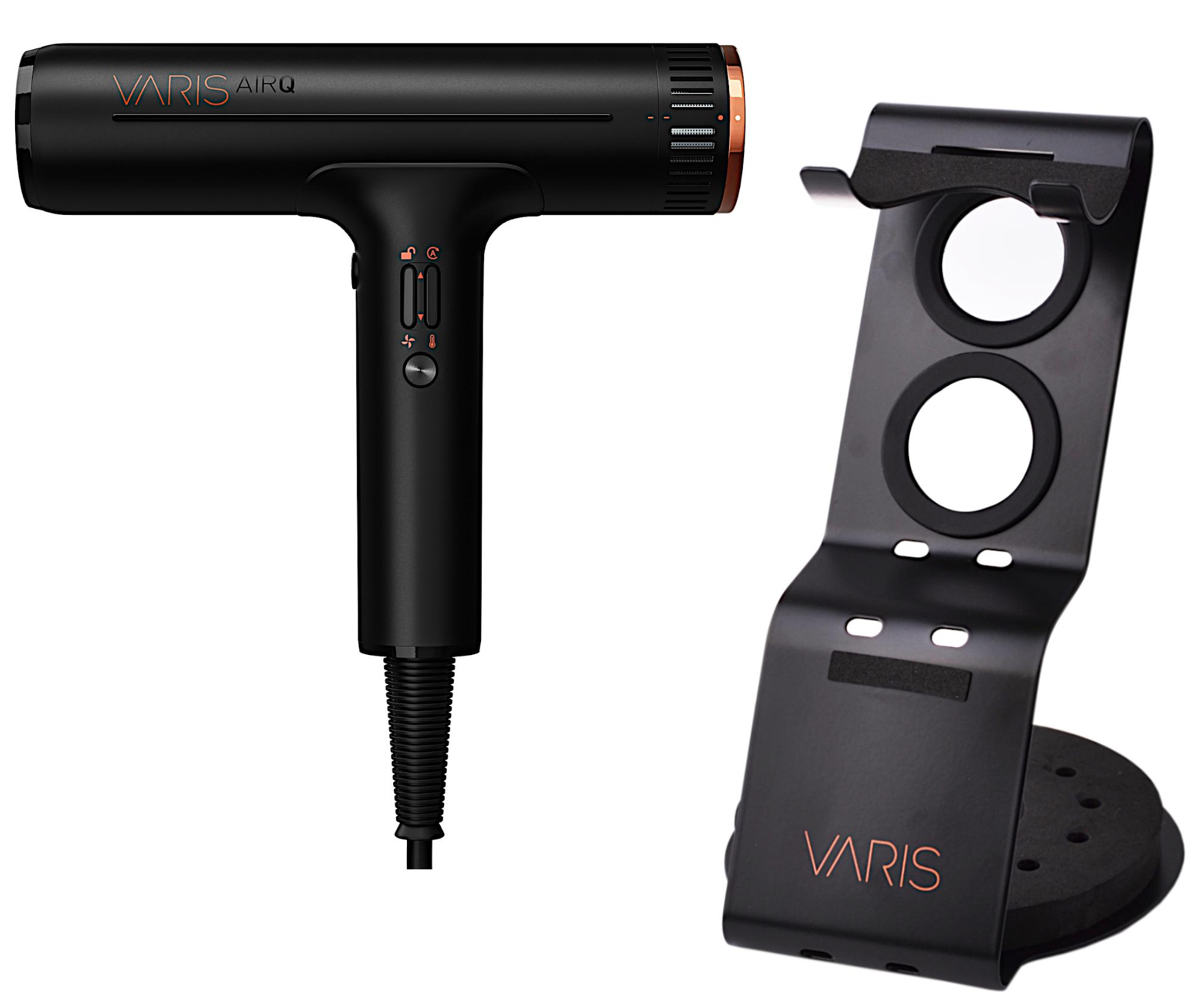Profesionální fén na vlasy Varis AirQ Hair Dryer - 1800 W, černý ...