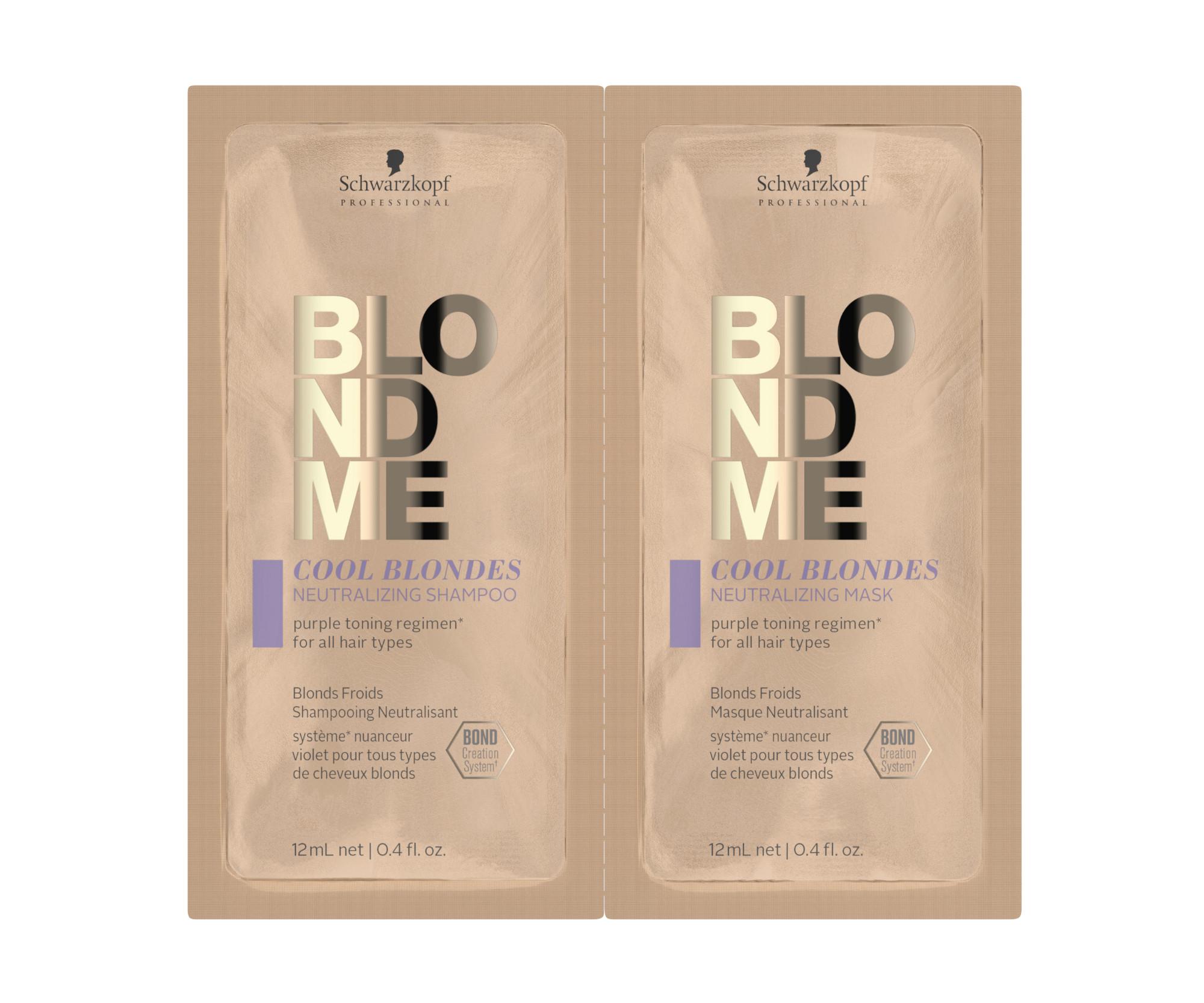Neutralizační šampon a maska pro blond vlasy Schwarzkopf Professional ...