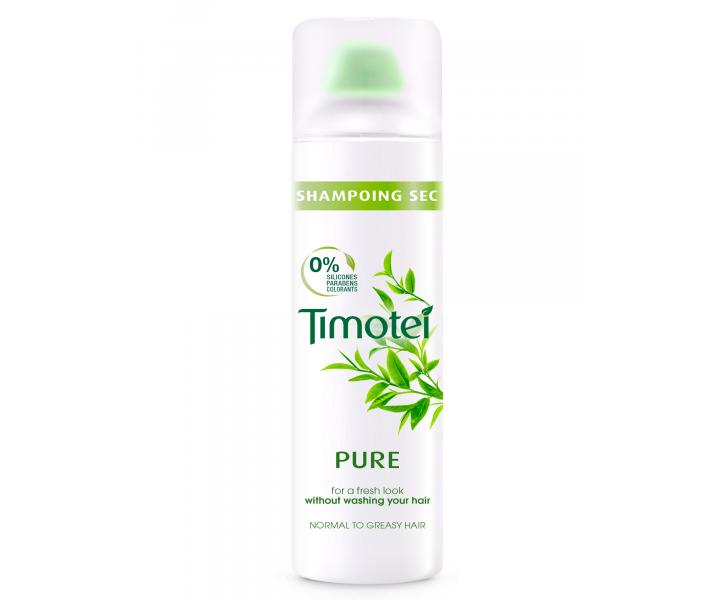 Suchý šampon pro normální a mastné vlasy Timotei Pure - 245 ml ...