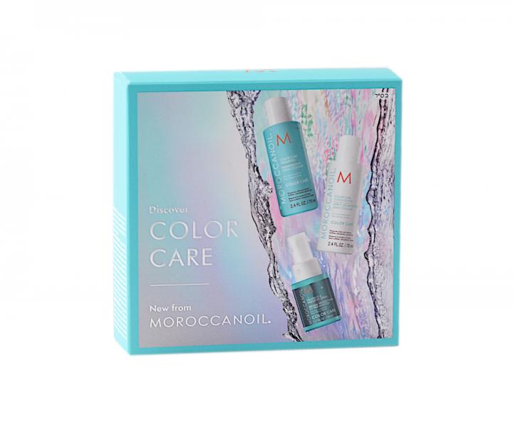 Dárková sada pro barvené vlasy Moroccanoil Color Care - cestovní balení ...